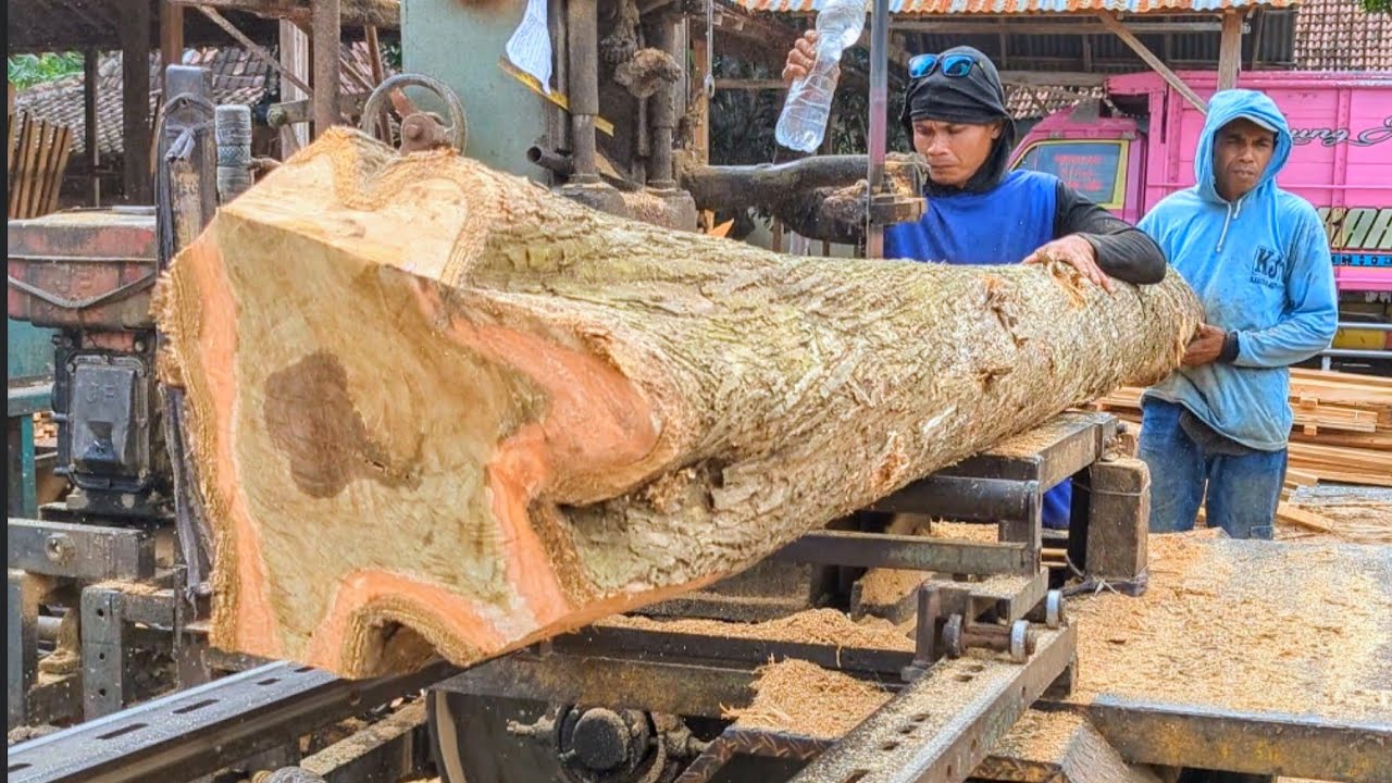 KAYU JATI BAHAN GAZEBO pesanan bos ABG BUMES - YouTube