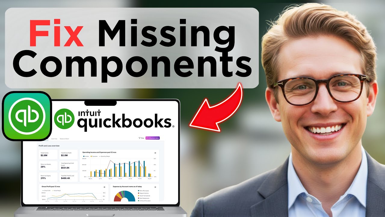 Fix Missing Component Issues In QuickBooks Desktop (Tested) - YouTube