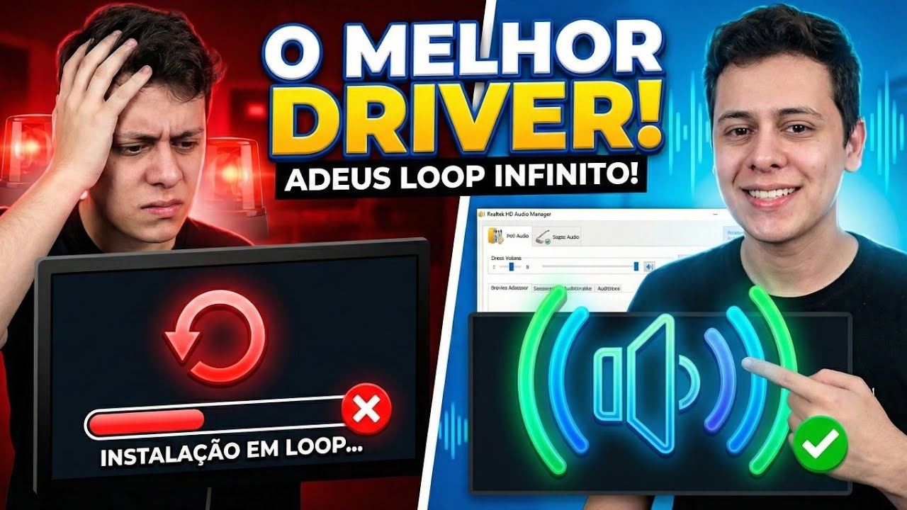 O melhor DRIVER DE ÁUDIO - Realtek HD Manager (Sem instalação em LOOP ...