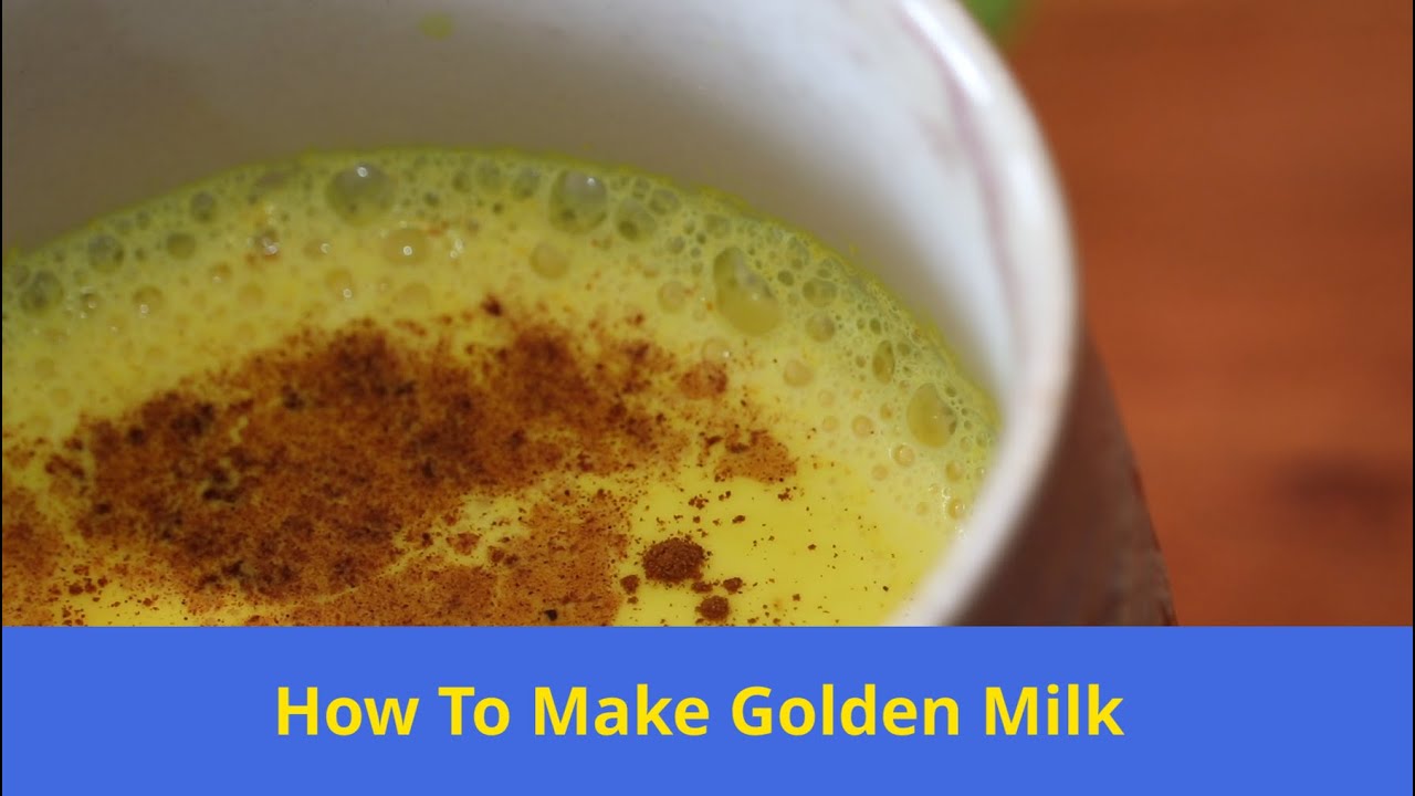 How To Make Golden Milk | Cardiologist Dr. Subh Agarwal - YouTube