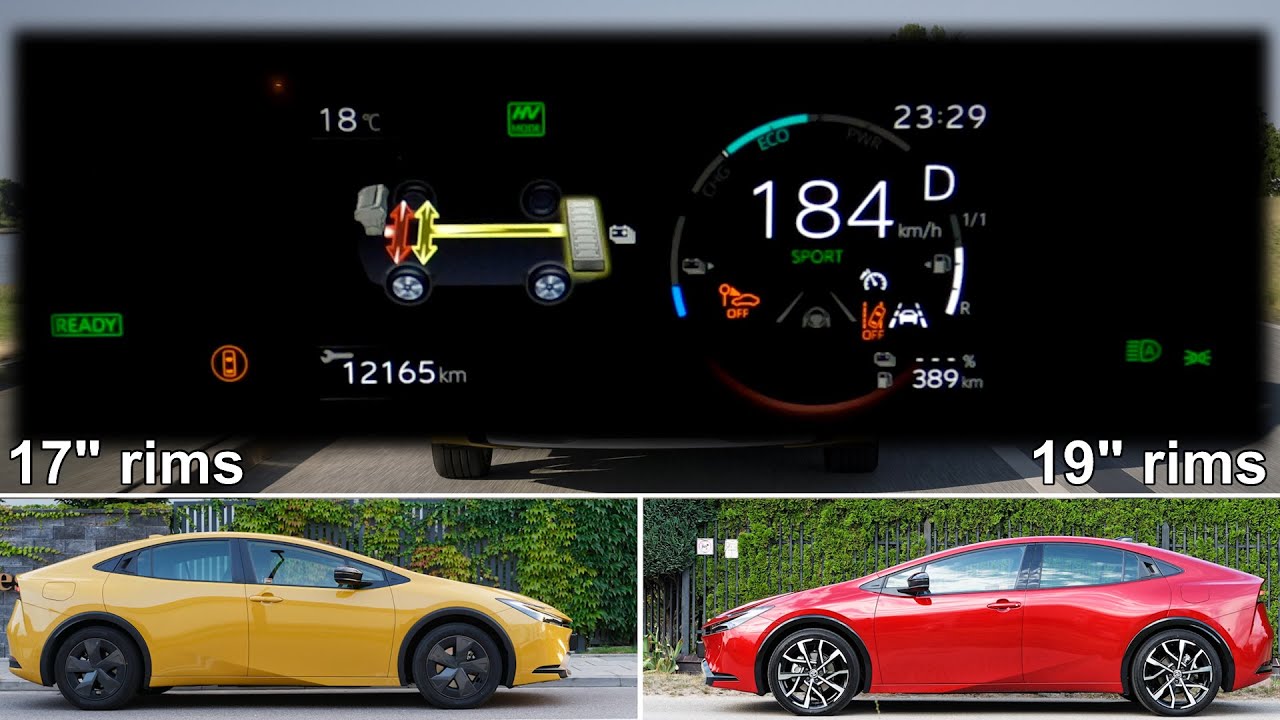 Toyota Prius 2.0l Plug-In Hybrid acceleration 0-60 mph 0-100 km/h top ...