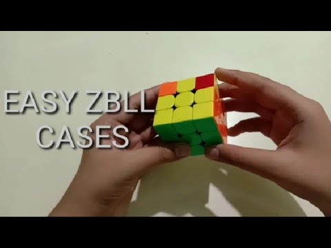 6 easy to recognize ZBLL cases - YouTube