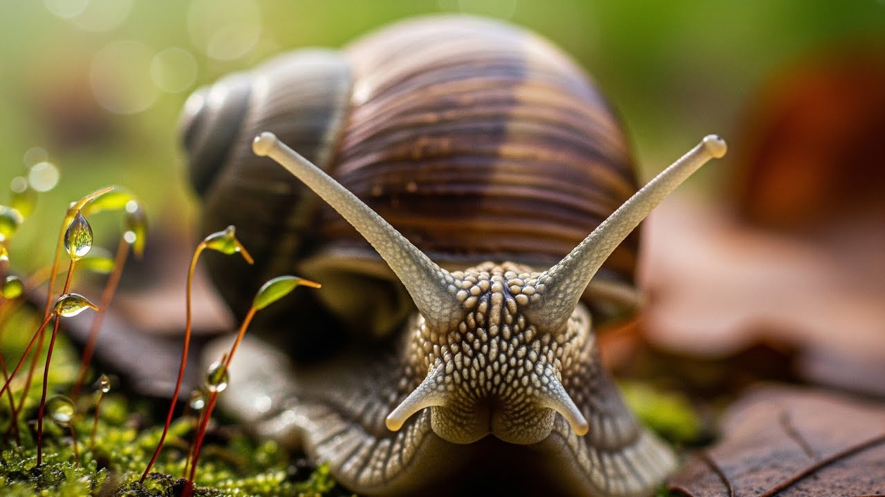 The Giant colony Albino Snail: Larger Parents, More Amazing Lives - YouTube