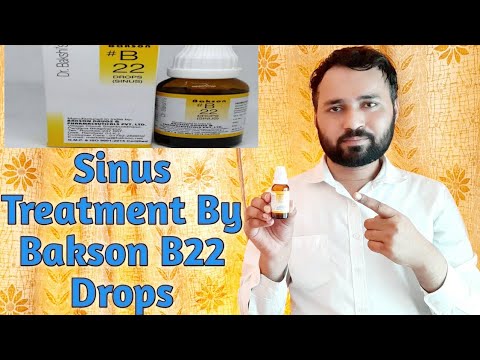 Sinus Treatment By Bakson B22 Drops Bakson B22 Drops Review Use In ...