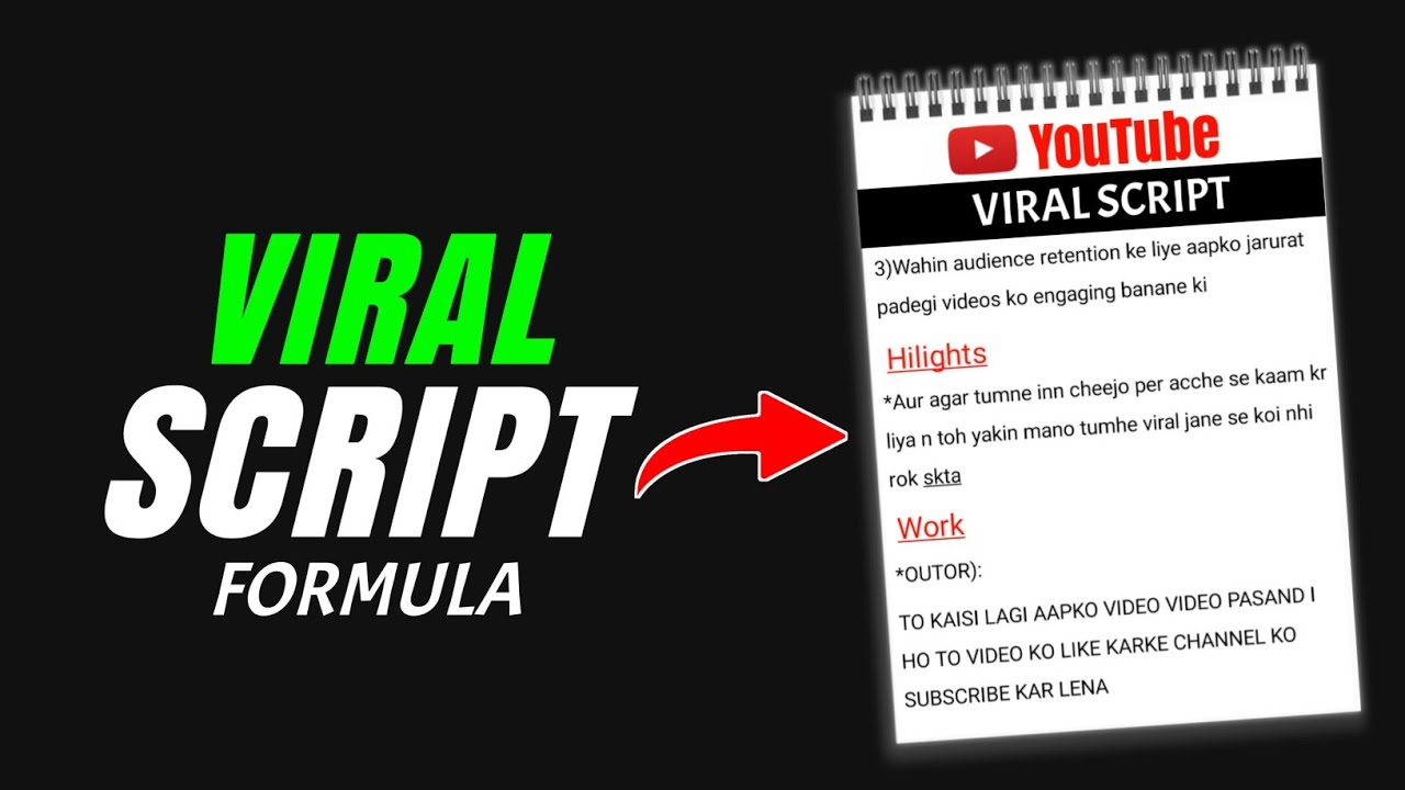 How to Write Viral Script for your Videos(in 5 minutes) - YouTube