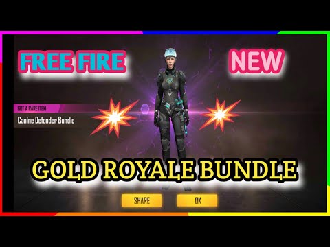 Free fire//Gold royale bundle//ALL NEW// - YouTube