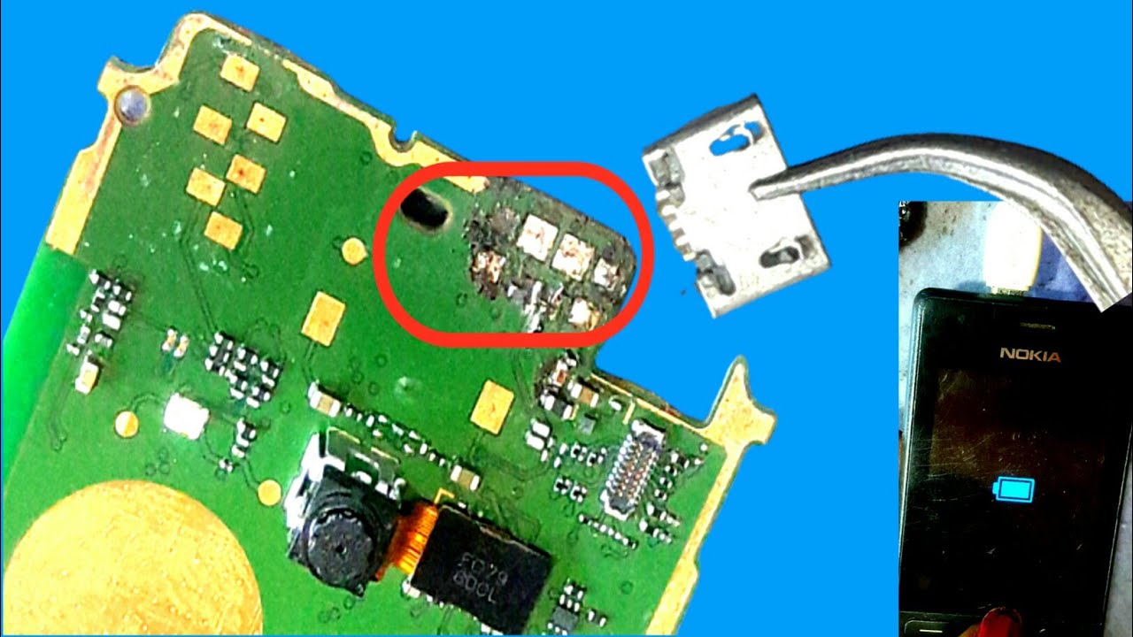 How to change nokia mobile charging port/all nokia mobile charging pin ...