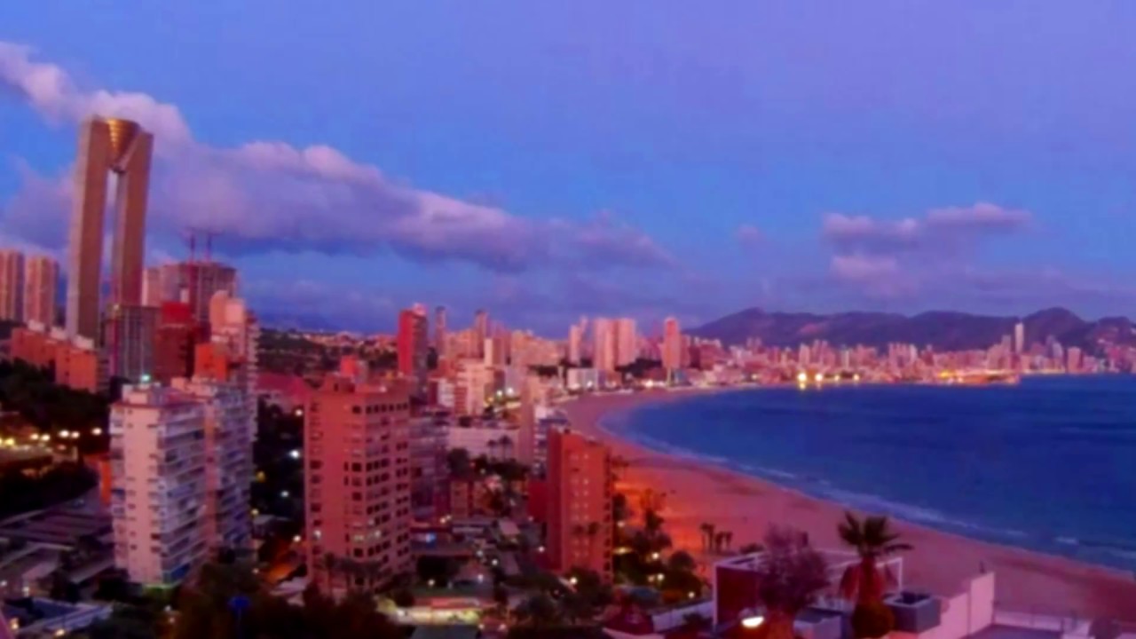 BENIDORM Time Lapse AWESOME SUNSET SJ4000 - YouTube