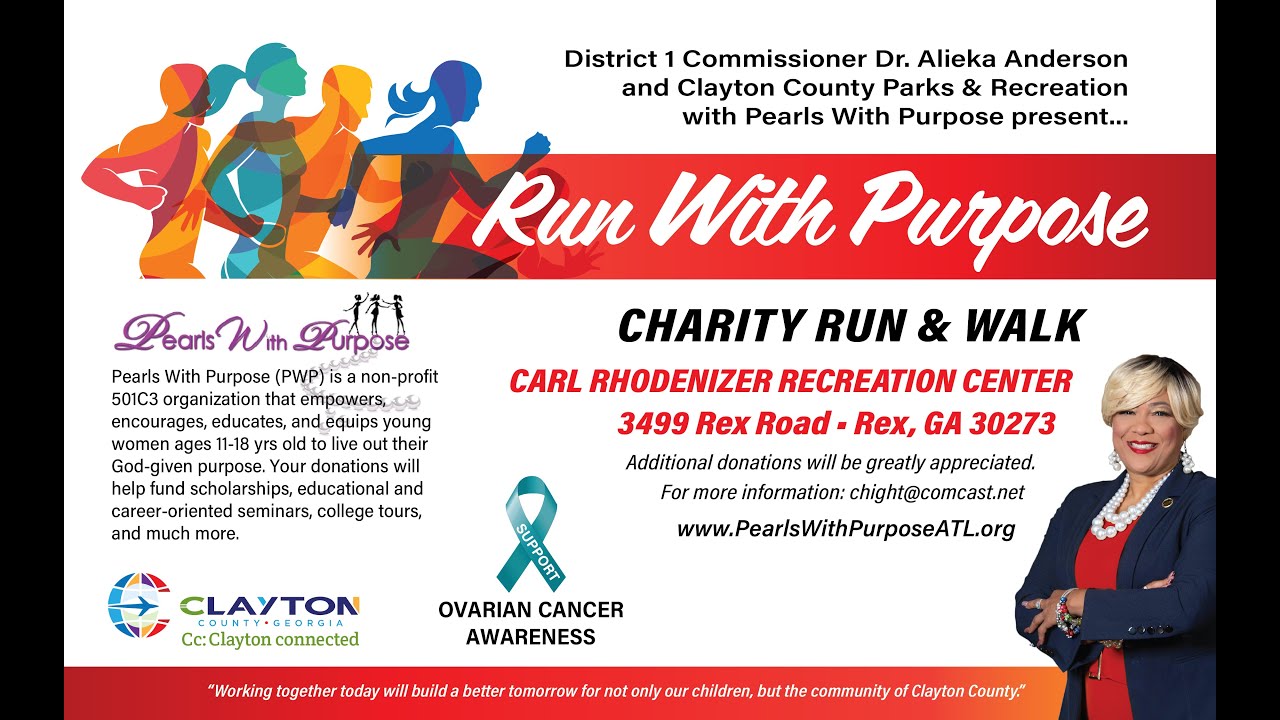 Clayton County: Run with Purpose Charity Run & Walk - YouTube