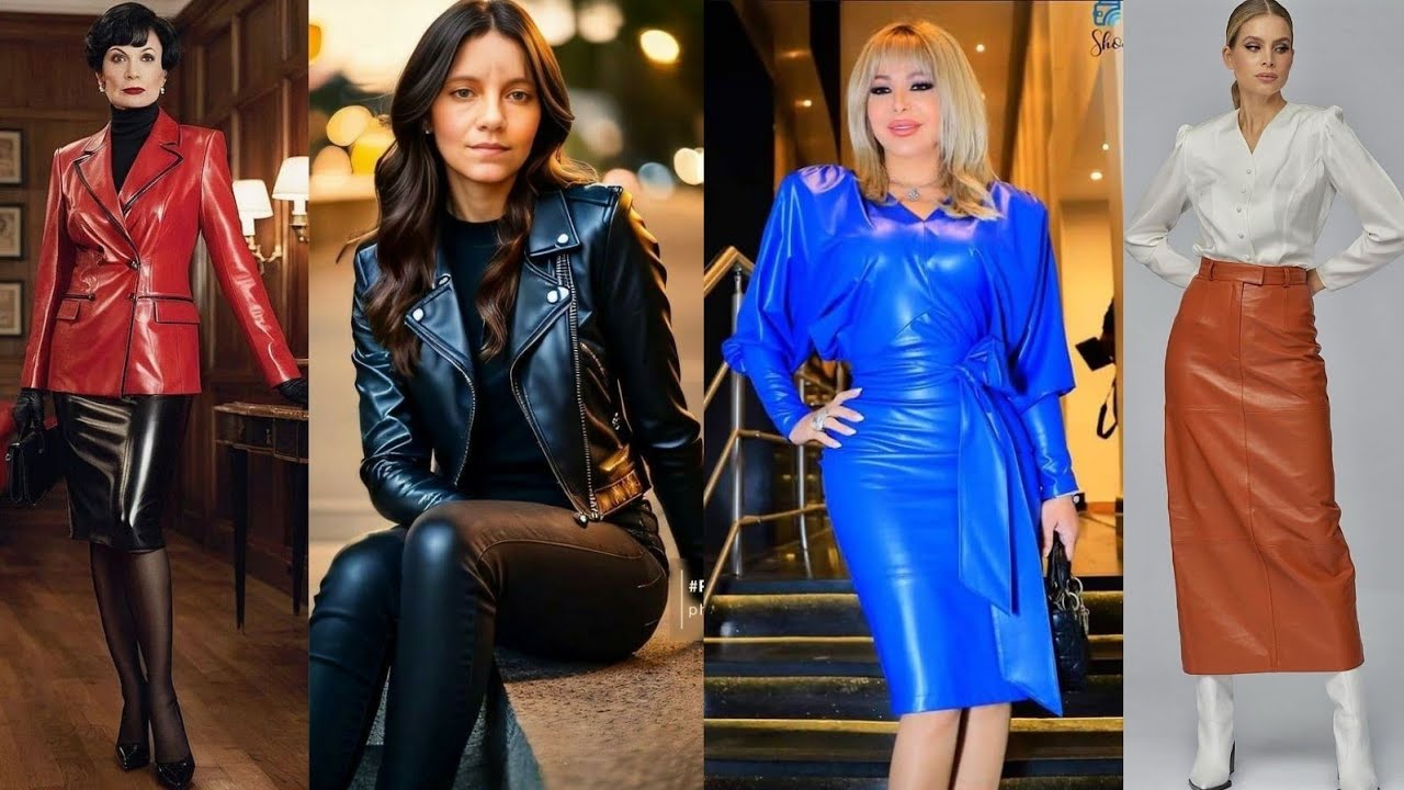 new super modern latex dress fashion latex outfits - YouTube