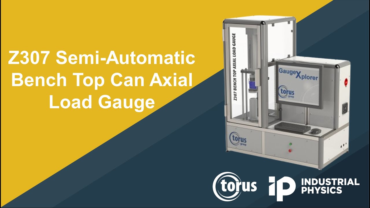 Torus Z307 Semi-Automatic Bench Top Can Axial Load Gauge - YouTube