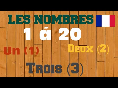 LES NOMBRES 1 Á 20 #education #studywithme - YouTube