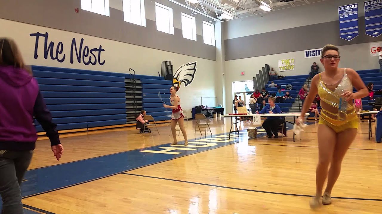 Baton twirling 3 baton - YouTube