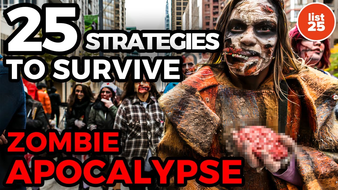 25 BEST Strategies To Survive The Zombie Apocalypse - YouTube