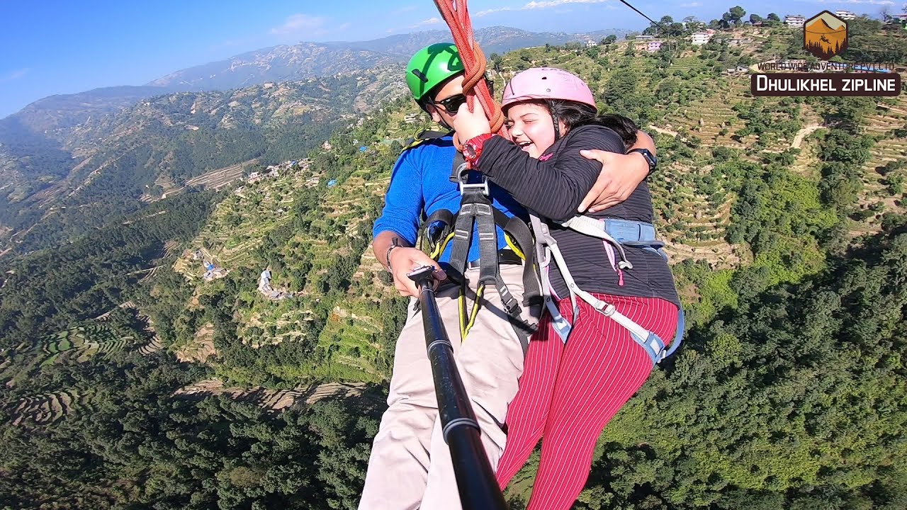 Zipline Fun @ Dhulikhel - YouTube