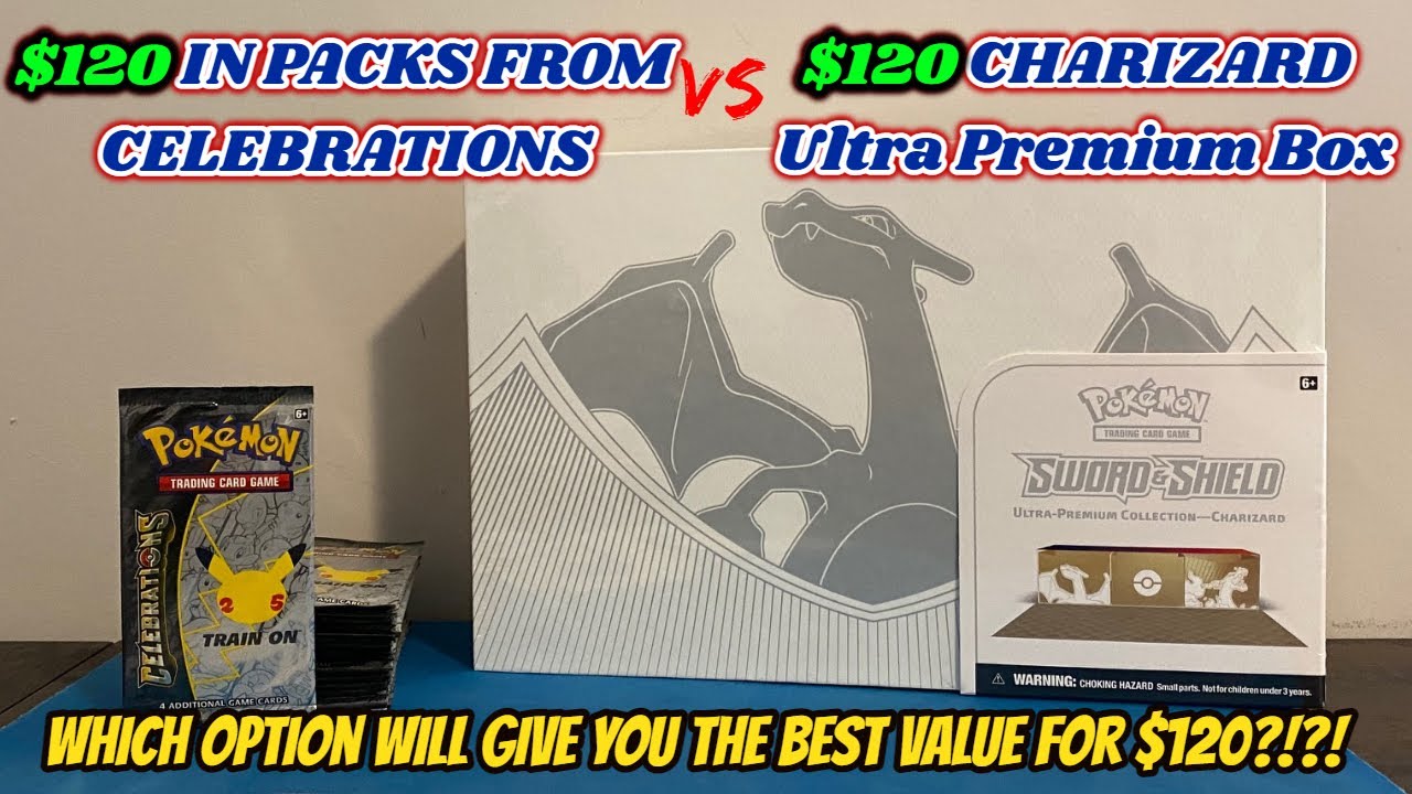 I opened $120 in CELEBRATIONS PACKS and a $120 CHARIZARD UPC -- Which ...