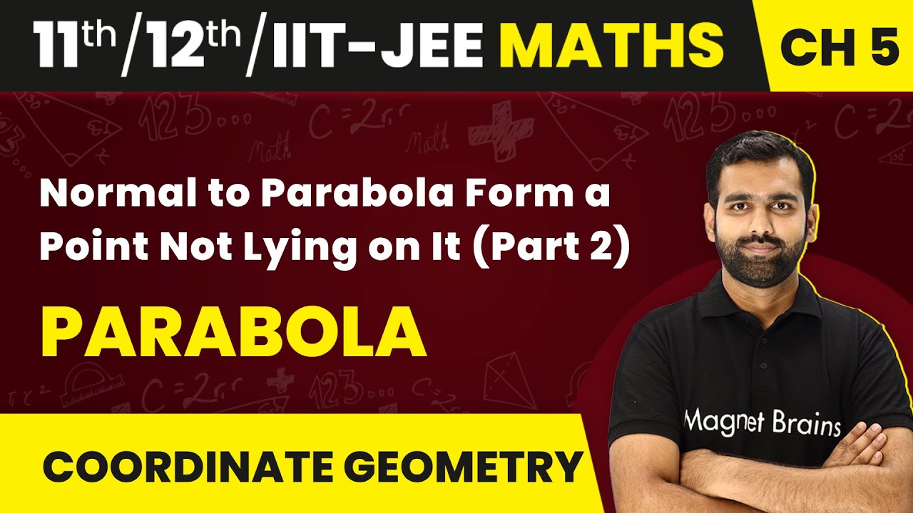 Normal to Parabola Form a Point Not Lying on It (Part 2) | Maths ...