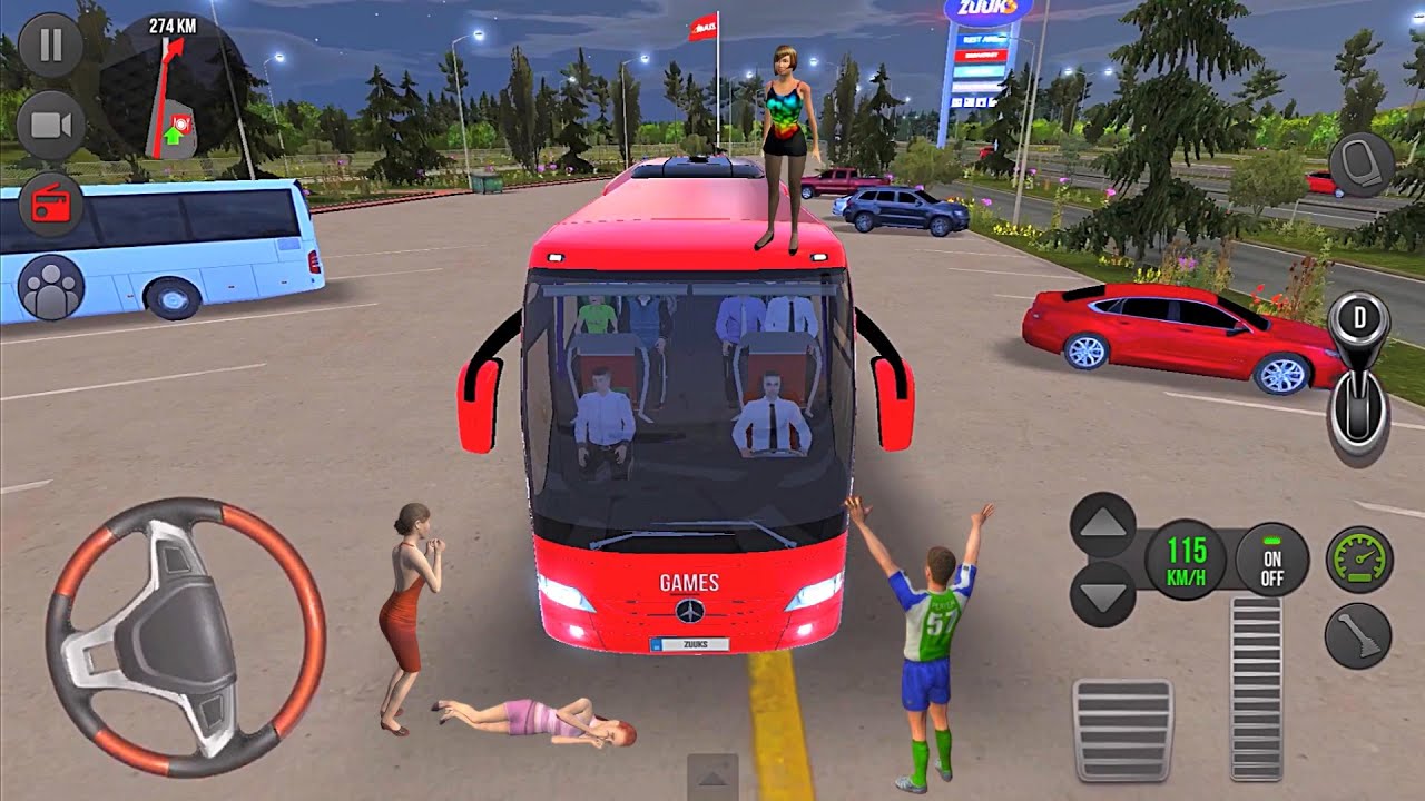 미친 고속도로 운전 버스 바퀴 사고 🚍👮 버스 시뮬레이터 궁극 Best 2021 자동차 시뮬레이터 게임 Androidios 게임 플레이 Youtube