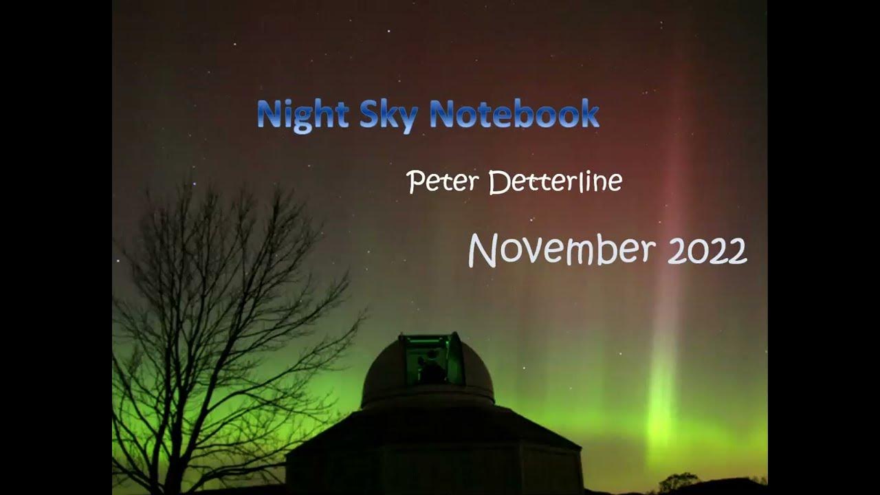 Night Sky Notebook November 2022 - YouTube
