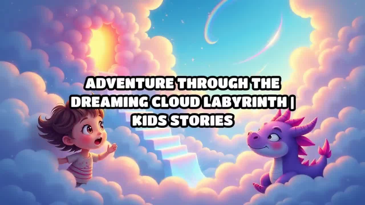 Adventure Through the Dreaming Cloud Labyrinth | Kids Stories - YouTube