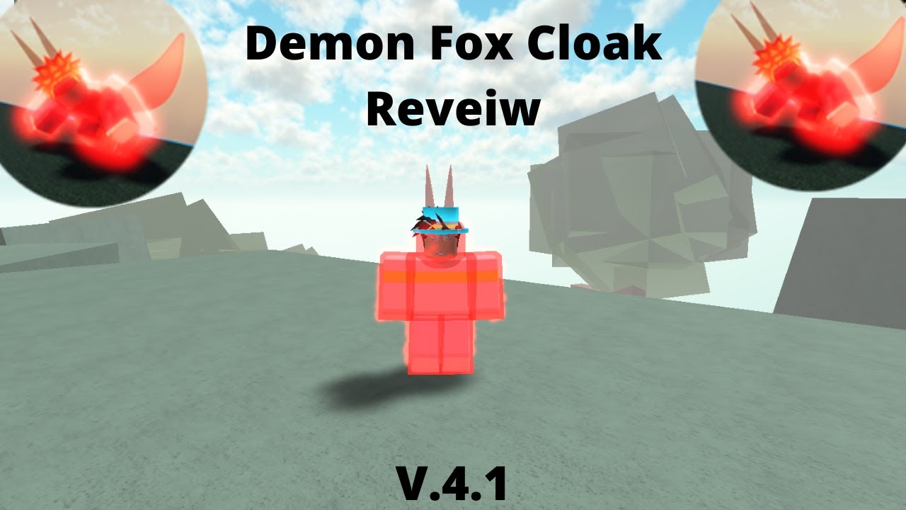 (Roblox) Ninja Tycoon Demon Fox Cloak Review V.4.1 - YouTube