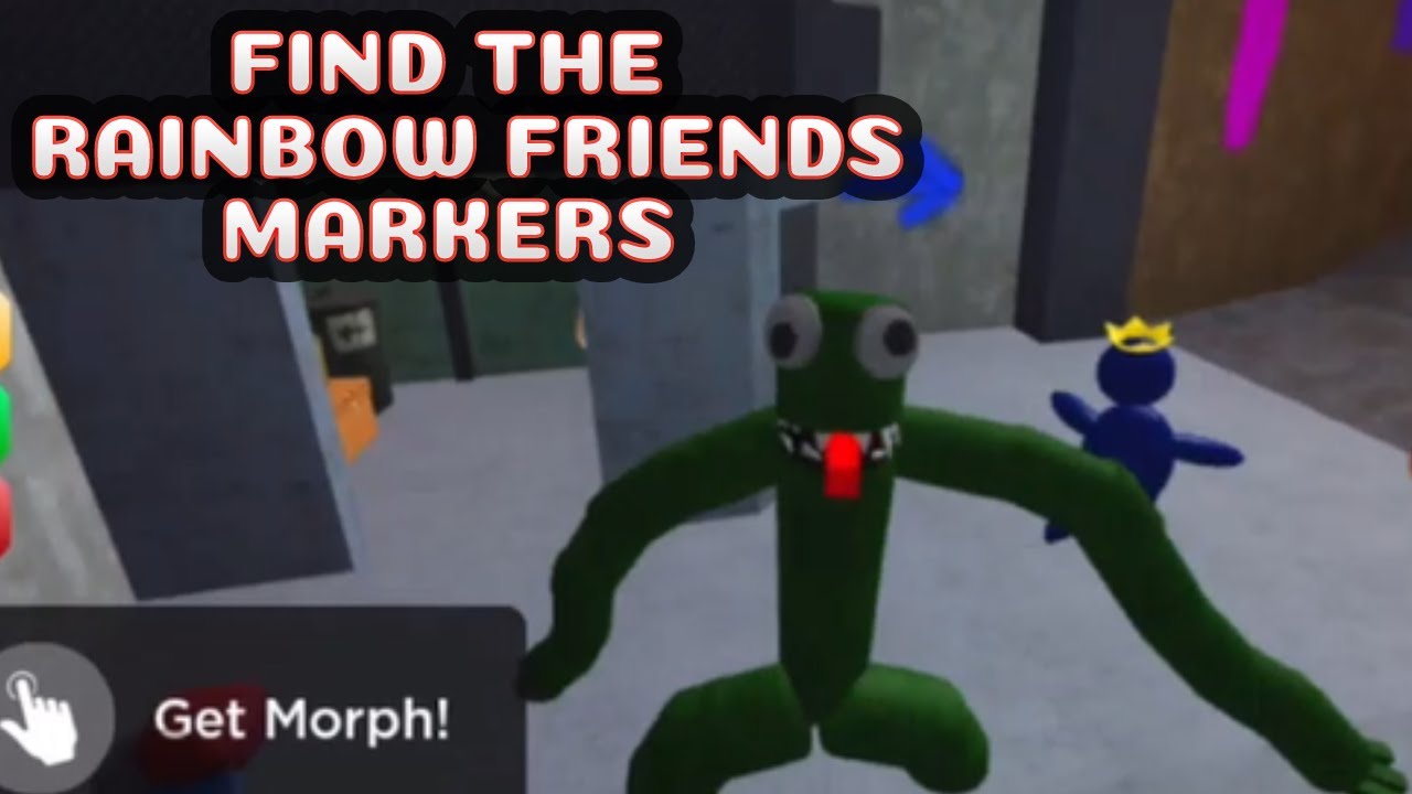 ROBLOX FIND THE RAINBOW FRIENDS MARKERS - YouTube