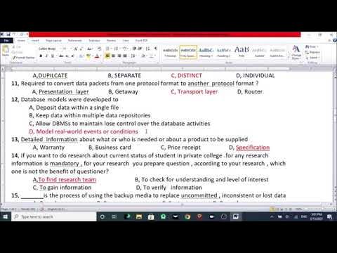 it level 3 coc exam #database coc 2013 - YouTube