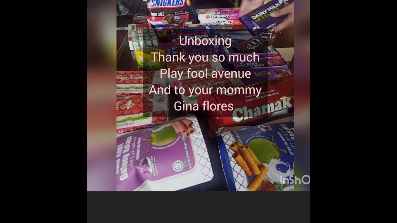 Unboxing, thank you so much play fool avenue - YouTube