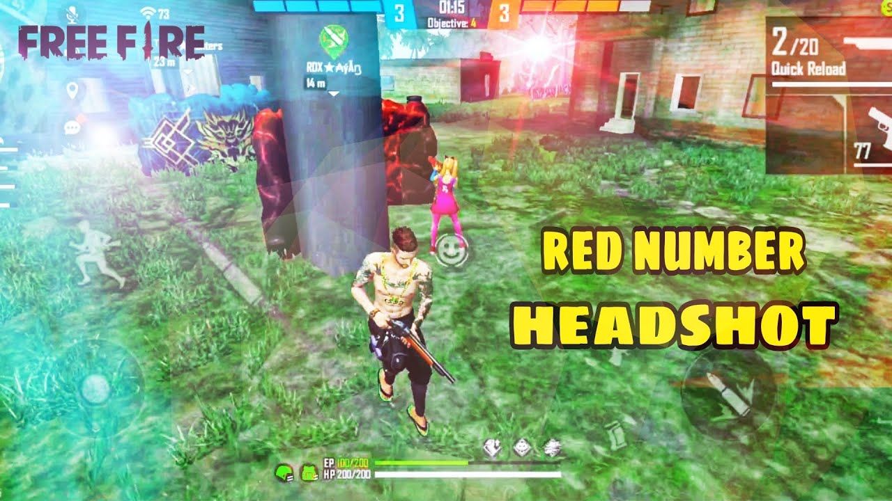 Only red number headshot free fire🔥🔥 | one tap headshot clips free fire ...