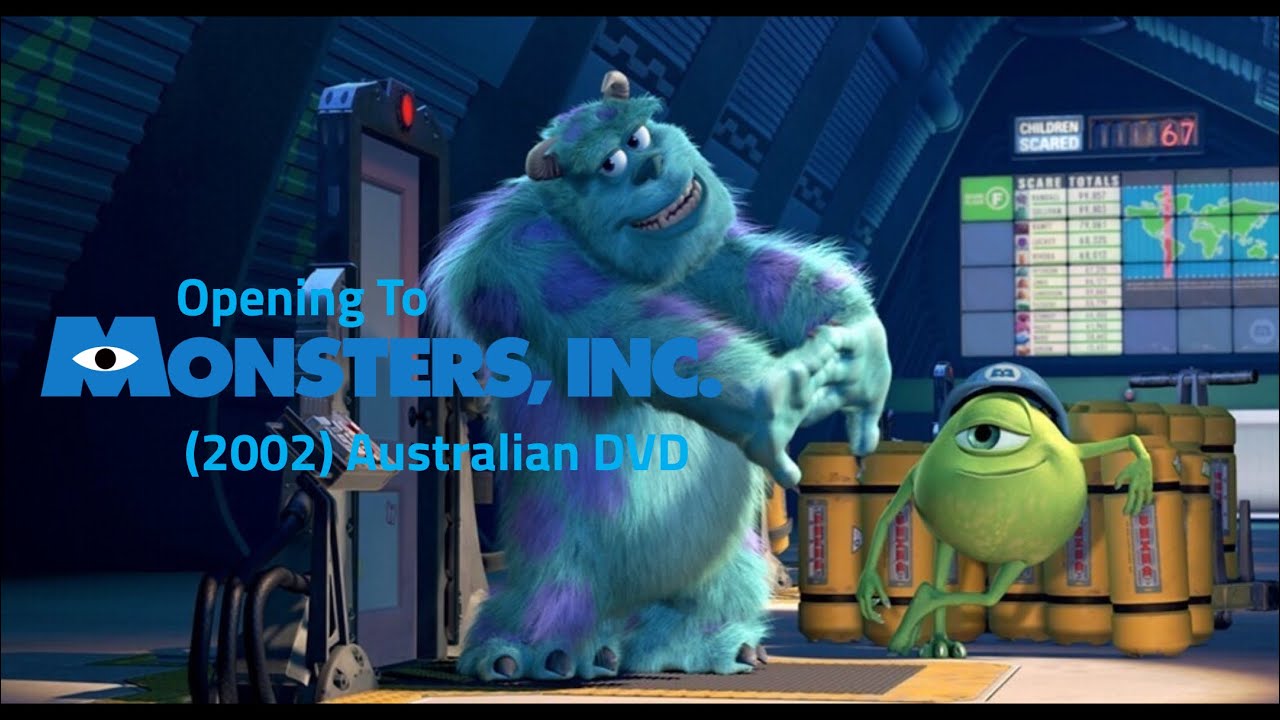 Opening To Monsters, Inc. (2002) Australian DVD - YouTube