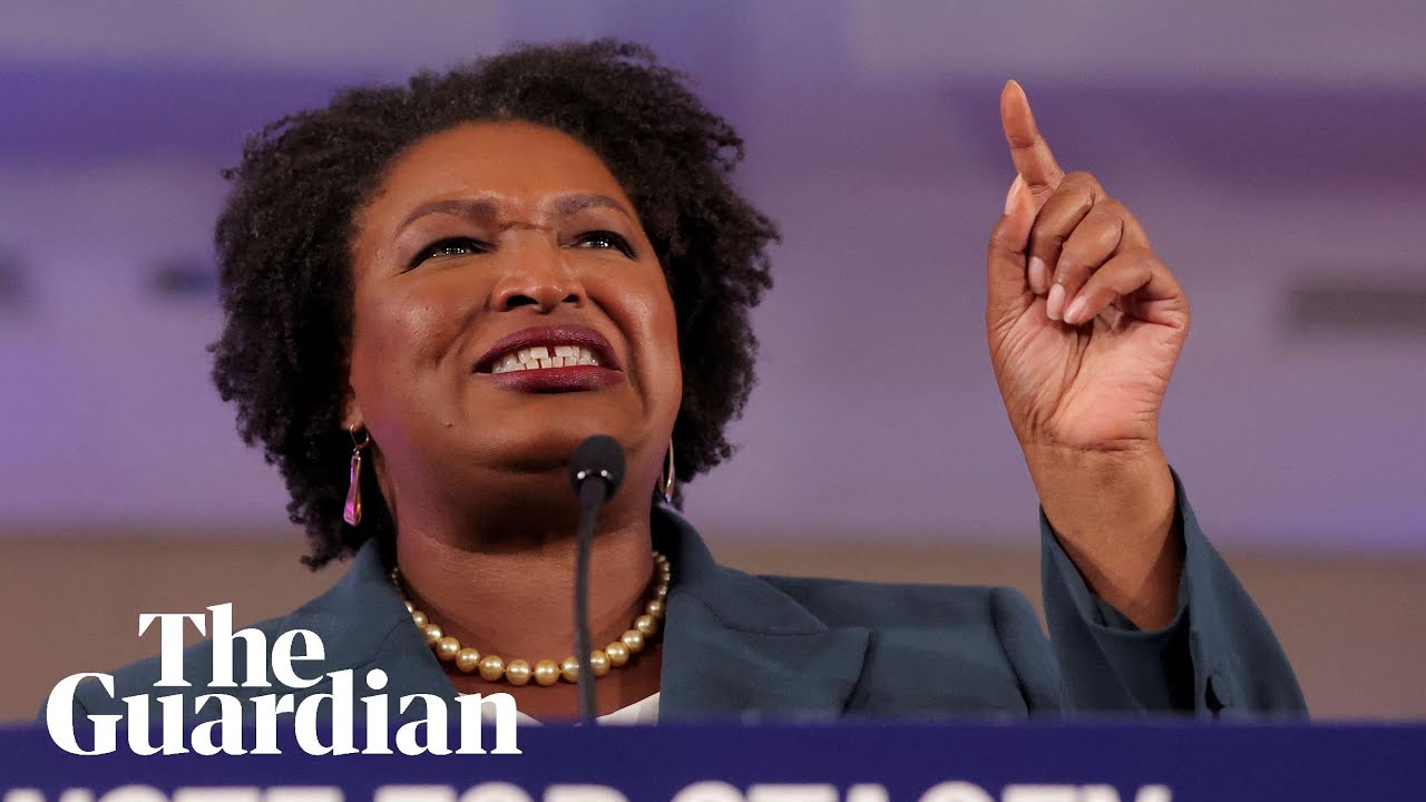 'Standing is what matters': Stacey Abrams concedes in Georgia - YouTube