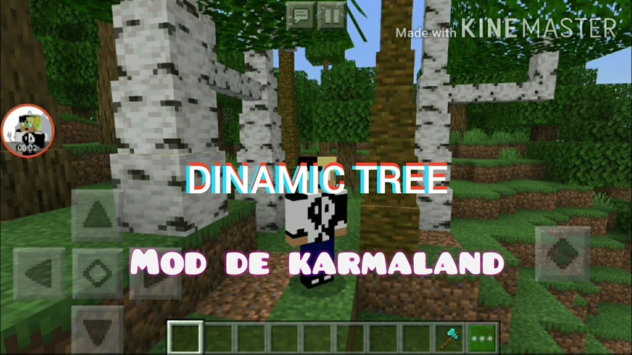 Dinamic tree : mod de los árboles que se caen . Minecraft - YouTube