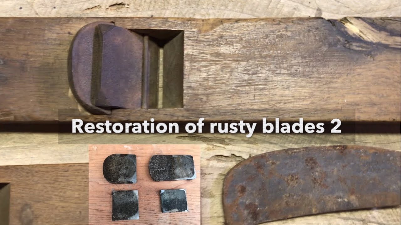 Restoration of rusty blades 2 -錆た刃物の復元- - YouTube