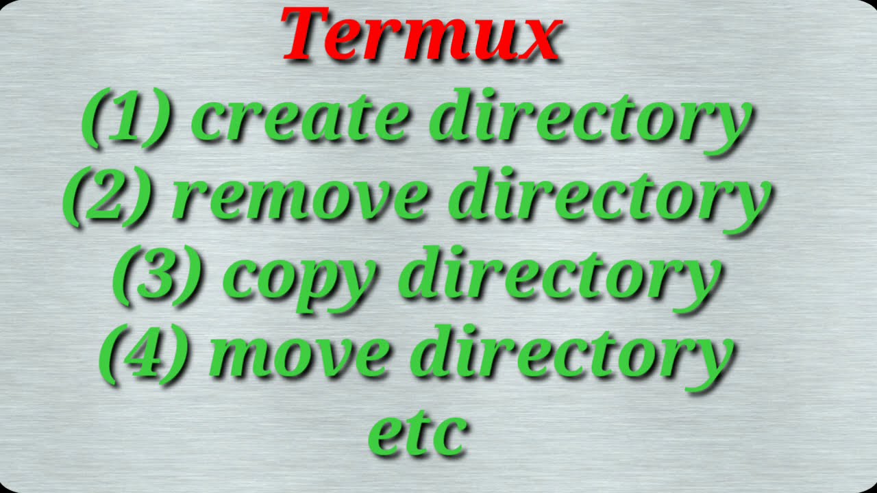 How To Copy Move And Delete File Folder Etc In Termux How To Make Folder directory In How To Copy Move And Delete File Folder Etc In Termux How To Make Folder directory In
