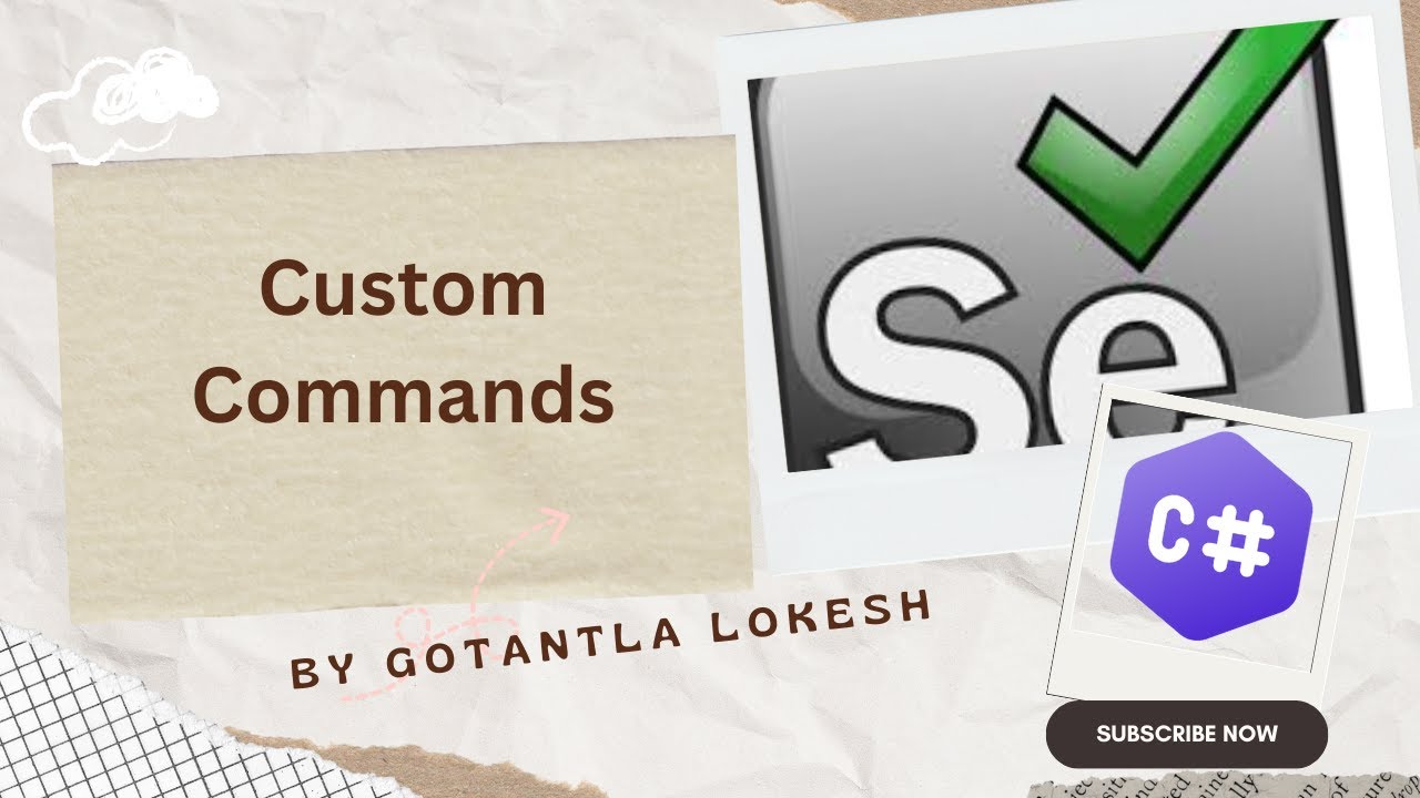 [2024] Part 28: Custome Commands in Selenium C# | Part 2 #selenium # ...