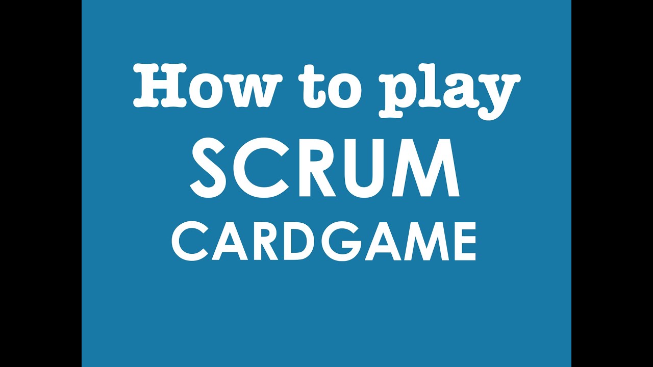 How to play ScrumCardGame - YouTube