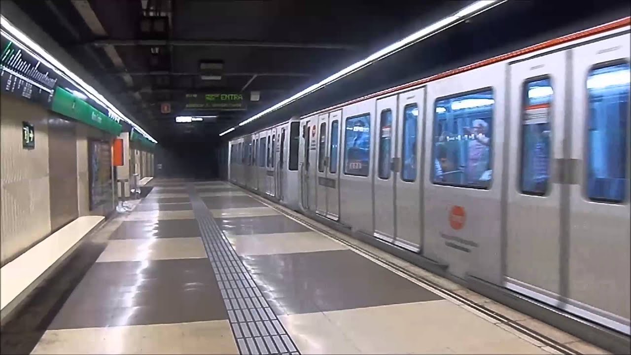 Metro de Barcelona: Maria Cristina L3 (TMB 5000 - 3000) - YouTube