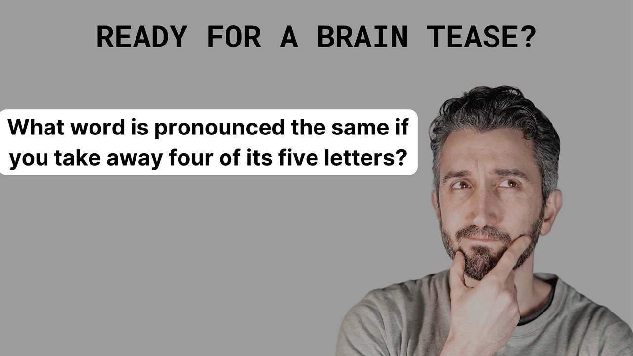 Ultimate Riddle Challenge: 22 Brain Teasers - YouTube