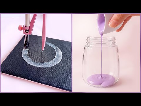 8 painting hacks for Beginners || Easy Creative Art Hacks When You’re Bored || painting