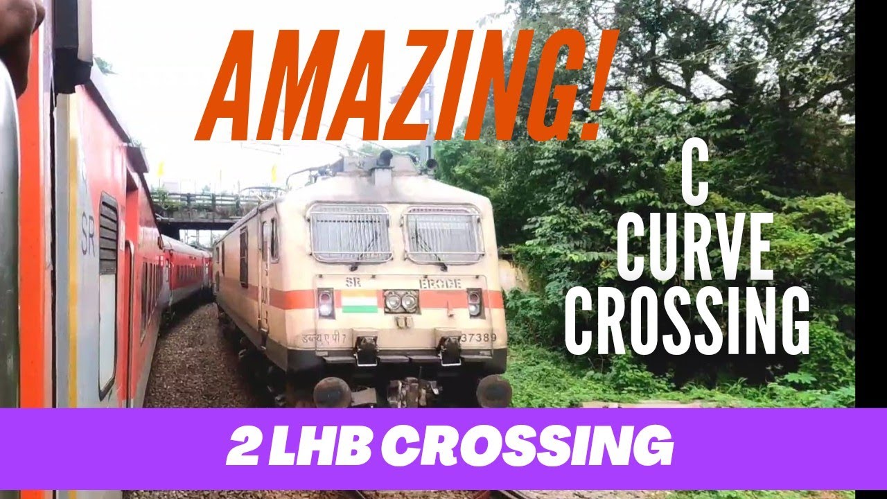 Two LHB Rakes Crossing in C Curve : Amazing look on slow mode - YouTube