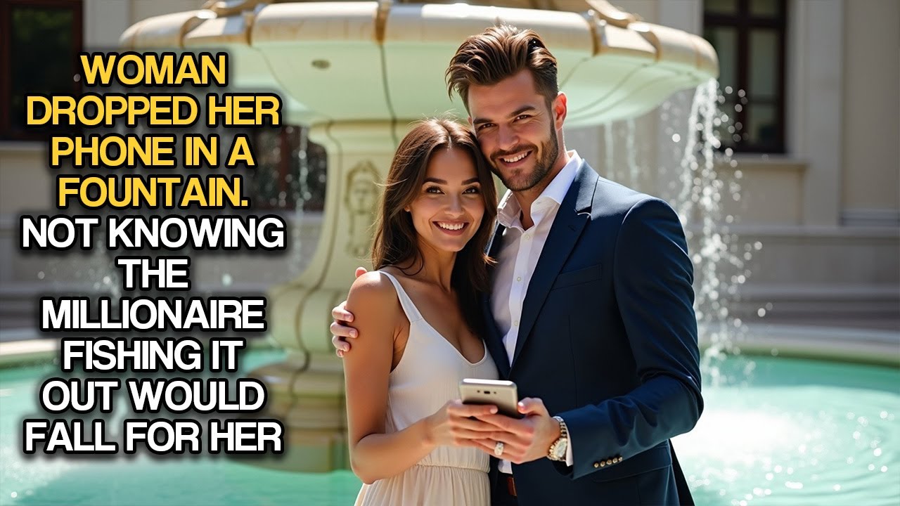 Woman Dropped Her Phone In A Fountain, Not Knowing The Millionaire ...