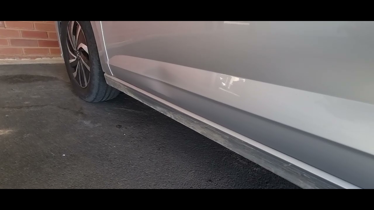 Dent Pressing 101-VW Polo body line dent on passenger door - YouTube