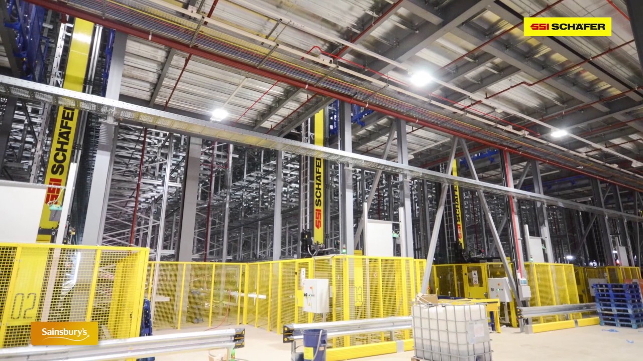 National Distribution Center for SAINSBURY'S | SSI SCHAEFER - YouTube