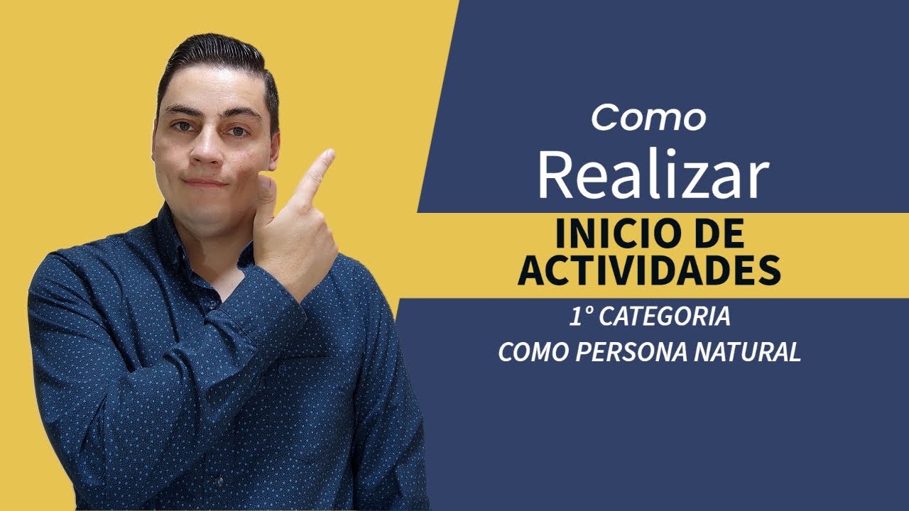 Como Realizar INICIO DE ACTIVIDADES como Persona Natural EN SII 2023 ...