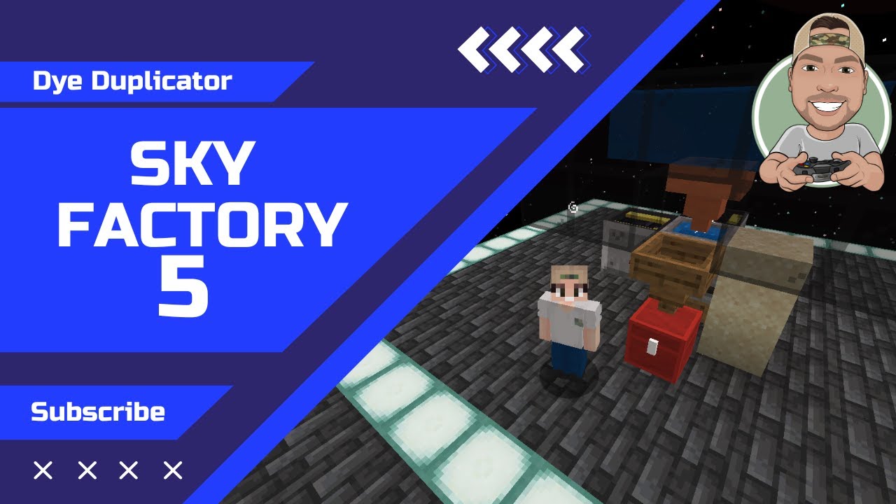 Easy DYE production in Sky Factory 5 - YouTube