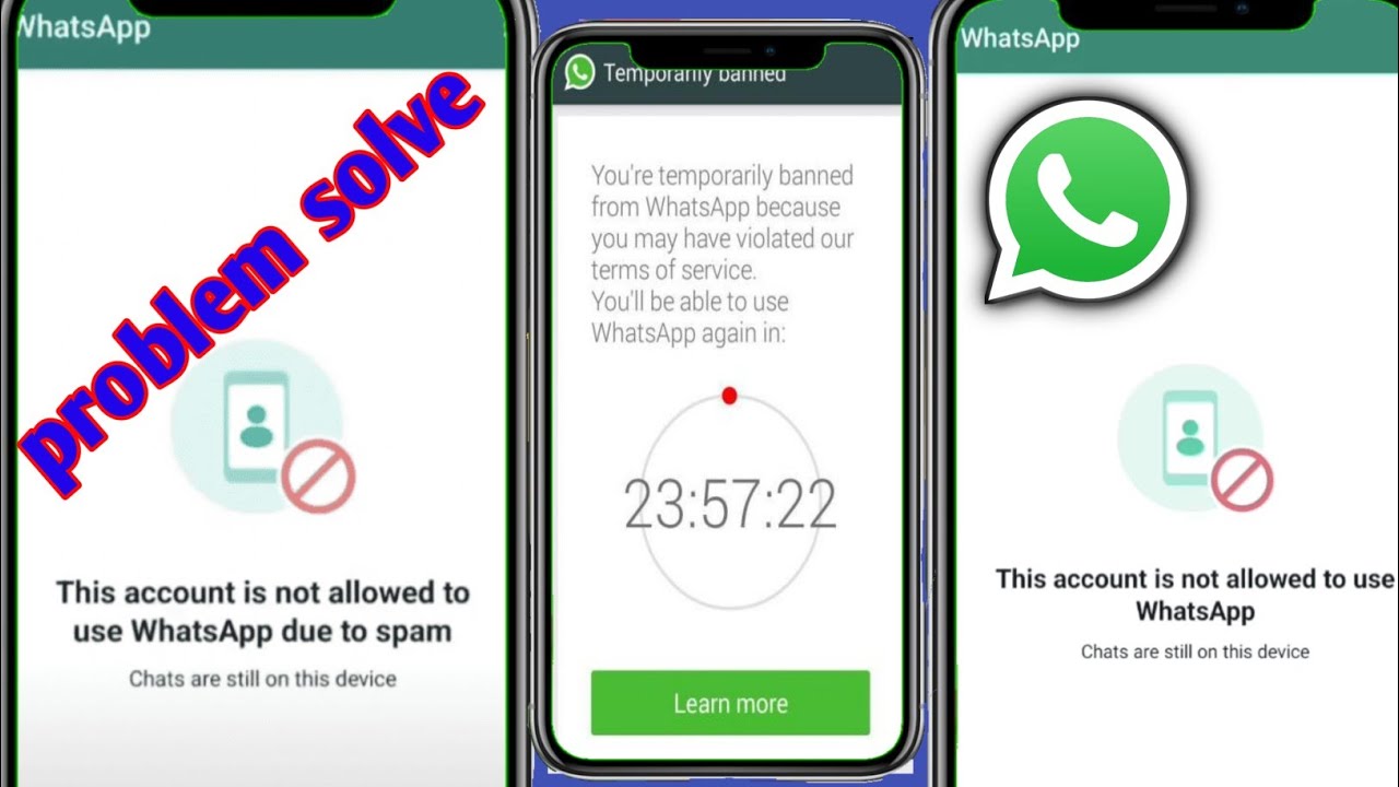 😭 Whatsapp Account Banned Solution| How To Fix This Account Cannot ...