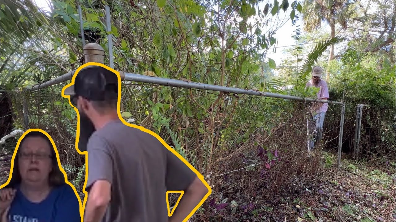 NOBODY would mow this EXTREMELY NEGLECTED backyard SO I DID IT FOR FREE ...