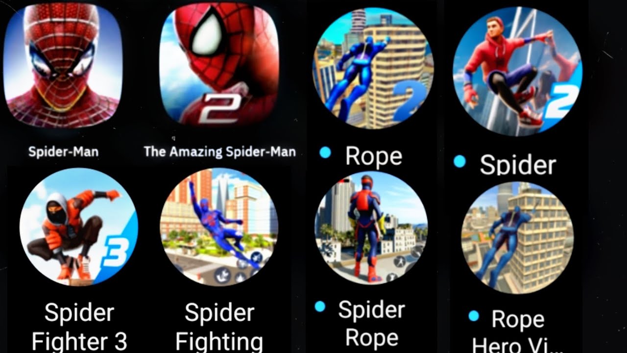 the amazing spider-man 2, rope hero 2, spider-man, spider fighting hero ...