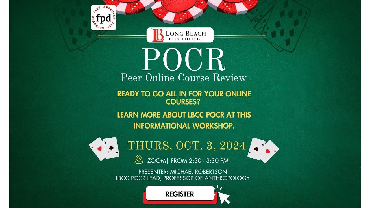 Peer Online Course Review (POCR) Info Session - YouTube