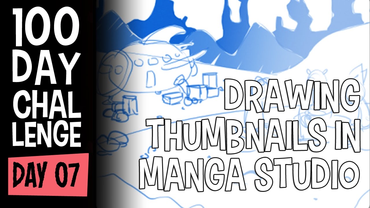 Drawing Thumbnails In Manga Studio (100 Days Of Making Comics Challenge ...